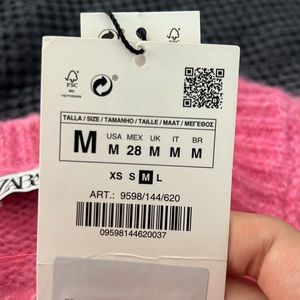 Zara | Sweaters | Nwt Zara Pink Soft Touch Knot Sweater | Poshmark